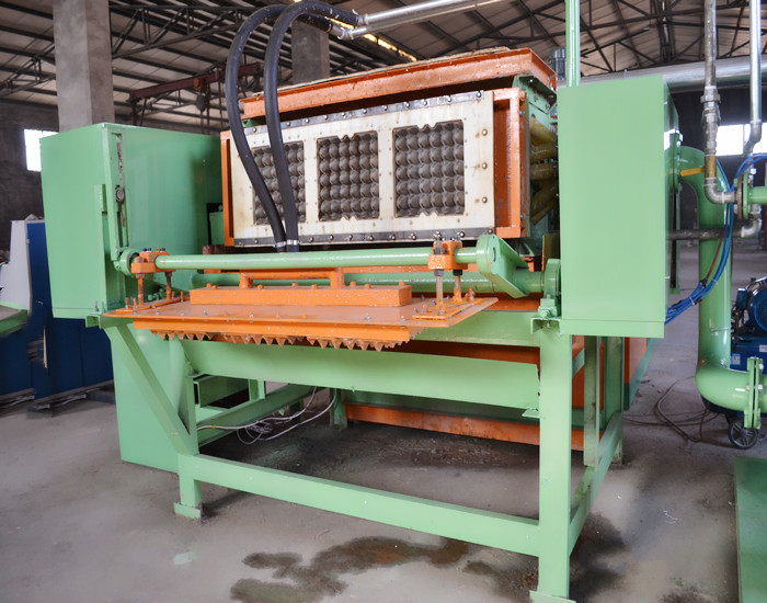 Fully Automatic Egg Tray Making Machine , Long Life Time Egg Box Machine